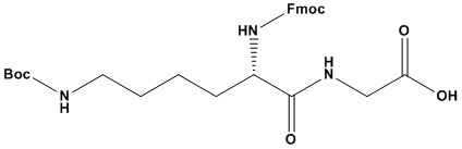 Fmoc-Lys(Boc)-Gly-OH