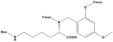 166881-56-7 | Fmoc-(FmocHmb)Lys(Boc)-OH